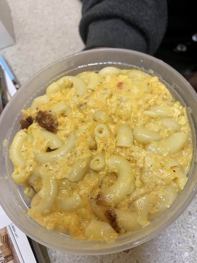 Mac and cheese that's more "oh yes!" than "mac and cheese." This creamy concoction is comfort food elevated to an art form.