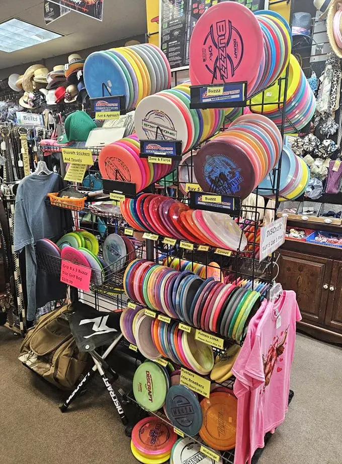 Flying saucers of fun! These vibrant discs are ready to take your park game from zero to hero – Frisbee golf, anyone?
