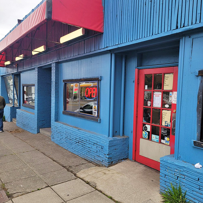 Step through that red door and into a world where calories don't count and coffee flows like a river.