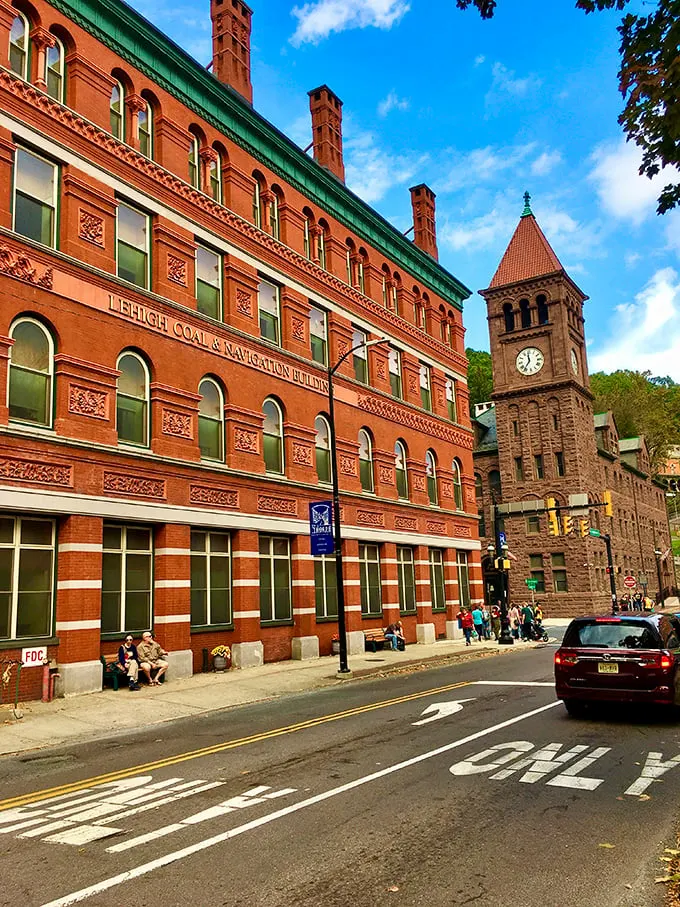 The Lehigh Coal & Navigation Building stands as a brick-and-mortar resume of industrial might, where America's energy revolution was headquartered.