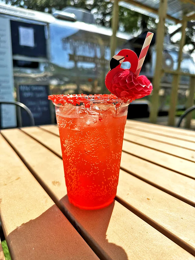 Watermelon Jolly Rancher in liquid form? Yes, please! This drink is summer in a cup, with a kick that'll make you feel like a kid again.