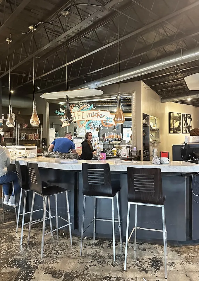 Pull up a chair at the bar and watch the culinary magic unfold. It's like "Cheers" meets "Top Chef."