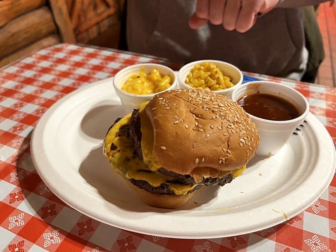Behold, the cheeseburger of your dreams! It's so juicy and cheesy, you'll want to write it a love song. Extra napkins recommended.
