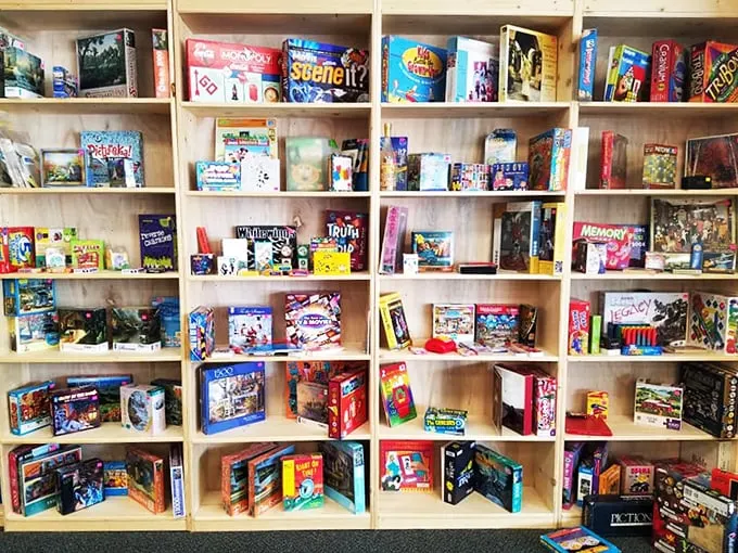 Game night, anyone? This shelf is packed with enough fun to make even the most die-hard bibliophile put down their book... maybe.