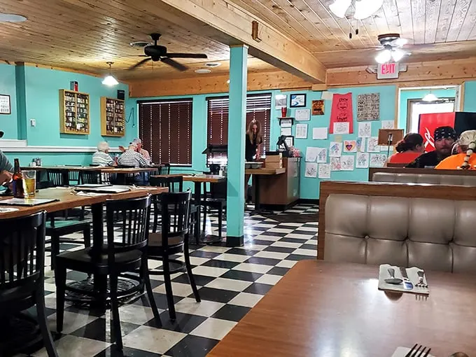 Pull up a chair and join the breakfast club. This isn't just a meal; it's a morning social event.