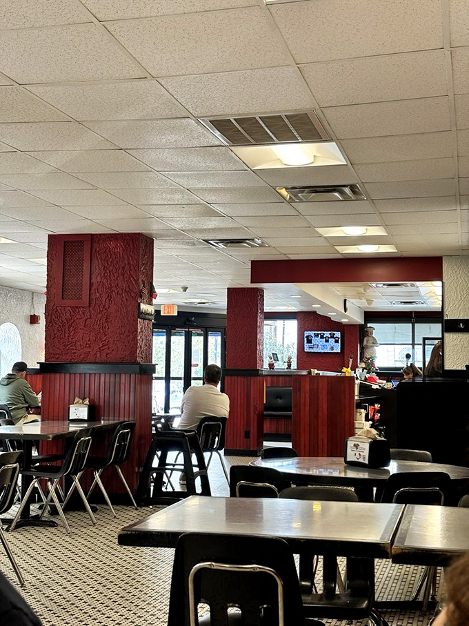 Where pizza dreams come true! Caserta's dining room is like a time capsule of flavor, where every table tells a story of satisfied taste buds.