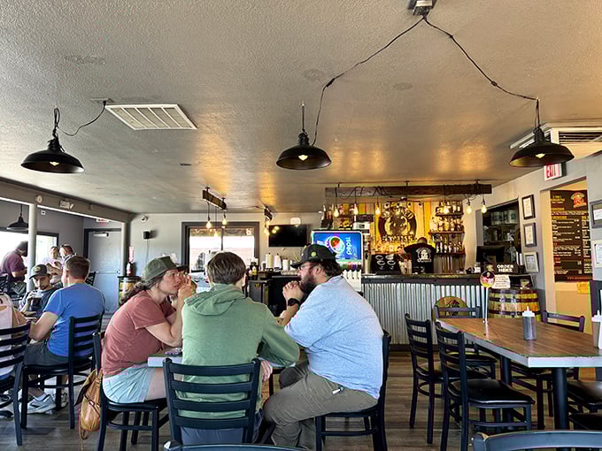 Happy diners, full bellies, and the sweet sound of forks scraping plates. It's like a symphony of satisfaction.