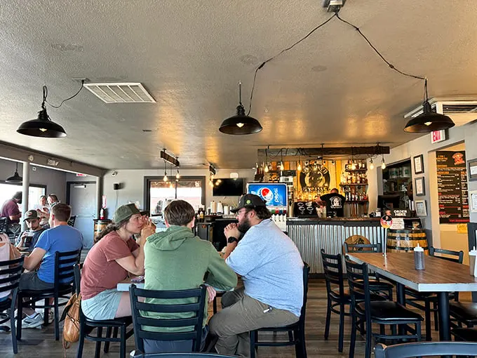Happy diners, full bellies, and the sweet sound of forks scraping plates. It's like a symphony of satisfaction.