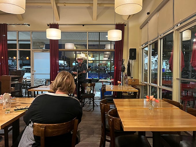 Thursday nights at Great Sage: where acoustic guitars meet cashew cheese in perfect harmony.