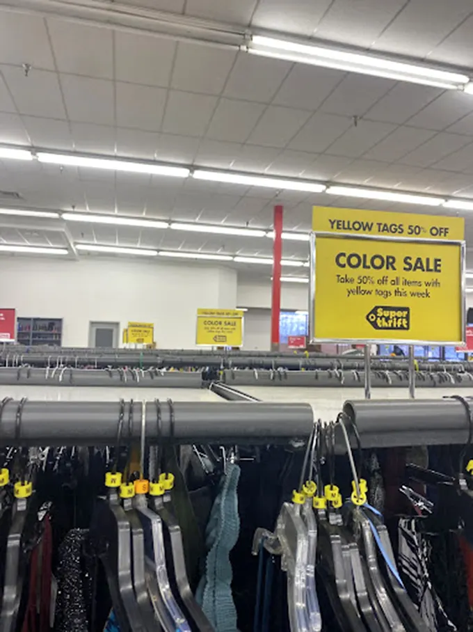 Yellow means go… straight to the checkout! These color-coded bargains are like a treasure map for the savvy shopper.