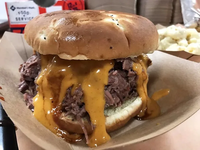 Cheesy does it! This beef and cheddar sandwich is oozing with so much flavor, it should come with a "napkins required" warning.