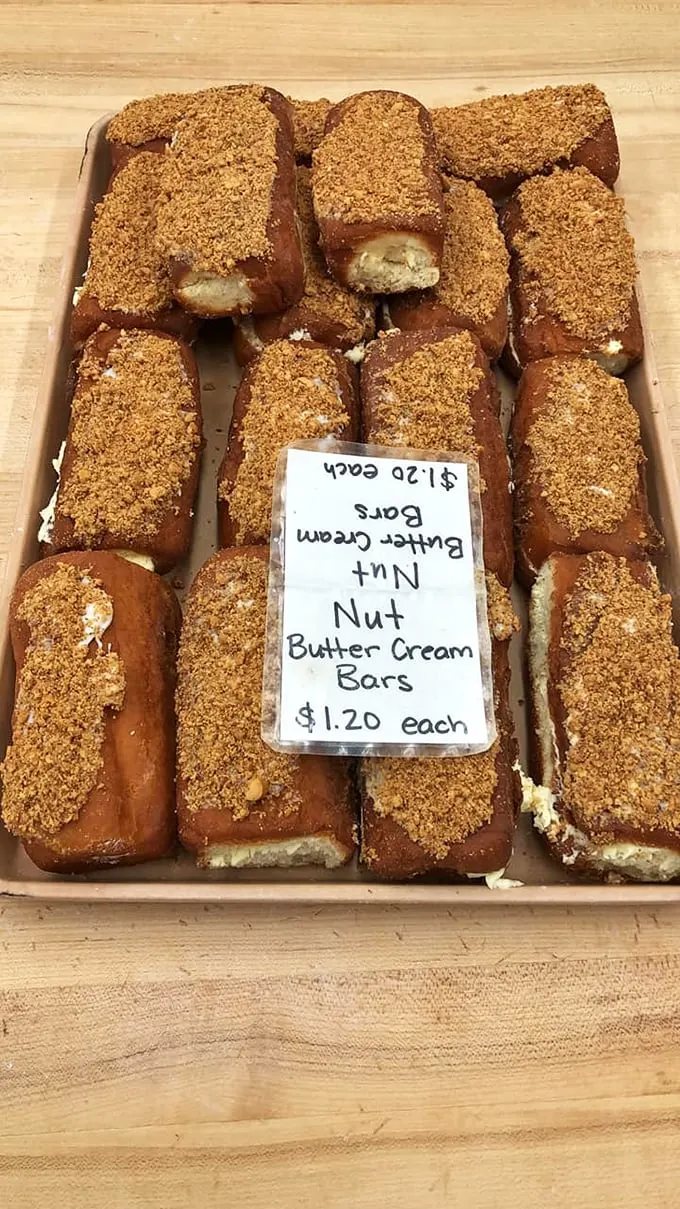 Bars of bliss. These buttercream bars are like the love child of a donut and a cake. Pure genius in pastry form.