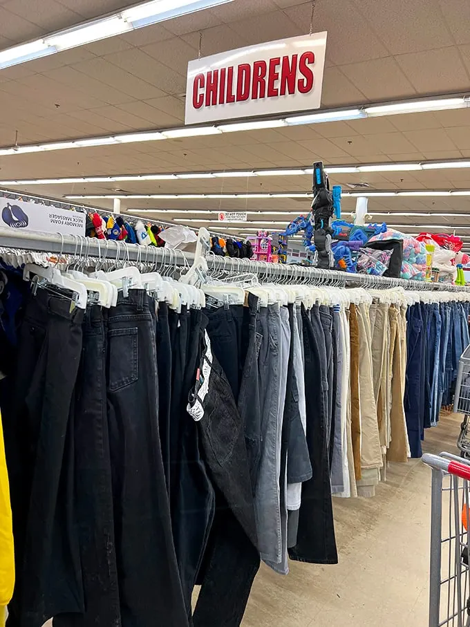 "Mini fashionistas, unite! This children's section proves that style has no age limit, and neither does the joy of a good bargain."