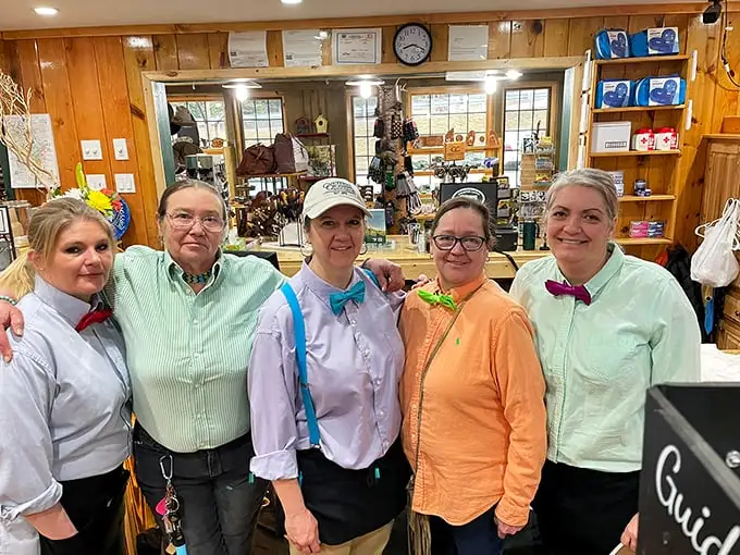The dream team behind the deliciousness. These folks could probably flip pancakes in their sleep, and we'd still line up for them.