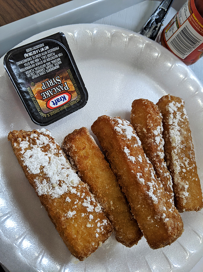 French toast sticks or edible magic wands? These golden-brown beauties might just grant your wish for the perfect breakfast. Syrup spell optional!