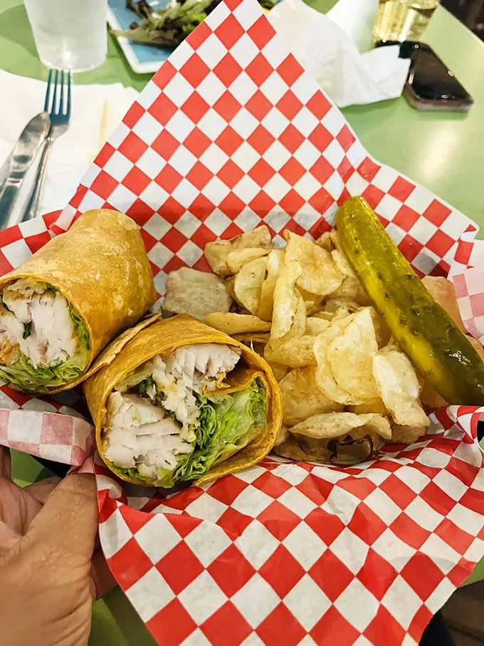 This grouper burrito is wrapped in tortilla and dreams. It's a fish tale you'll want to relive again and again.