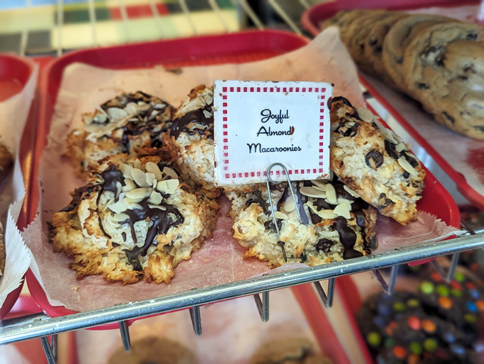 Coconut dreams and chocolate streams! These macaroons are like little clouds of joy, ready to whisk you away to flavor paradise.