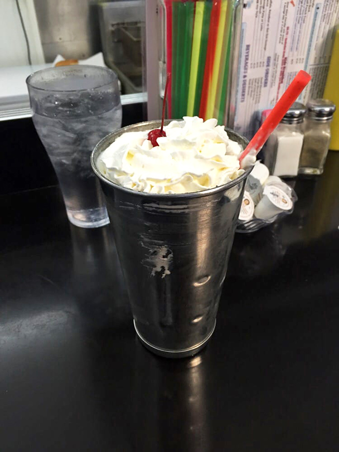 Is it a milkshake or a cloud in a glass? Either way, it's a sweet, creamy dream come true.