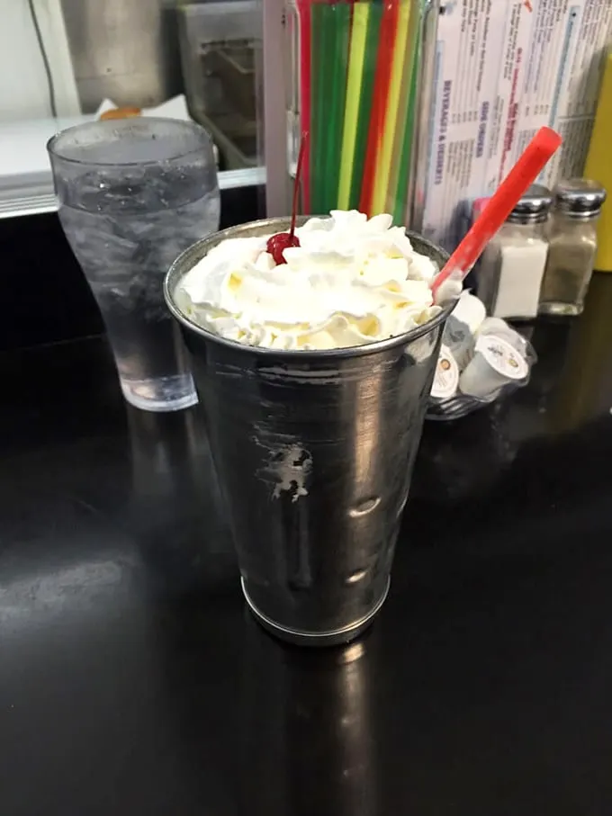 Is it a milkshake or a cloud in a glass? Either way, it's a sweet, creamy dream come true.