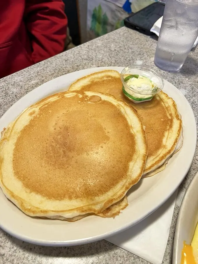 These pancakes aren't just breakfast, they're edible frisbees of joy. Syrup surfing highly recommended!