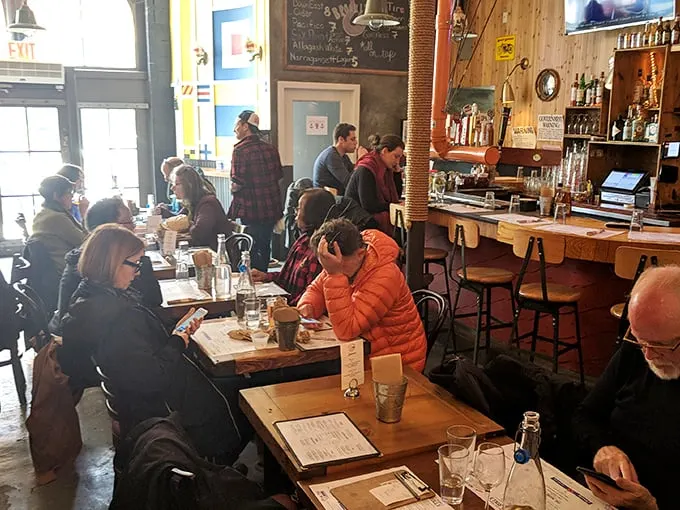 Where strangers become friends over shared love of seafood. It's like a delicious support group for lobster addicts.