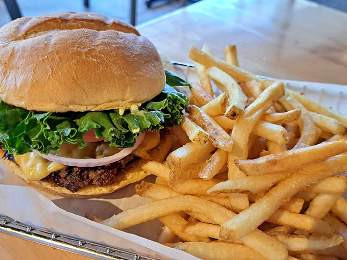 Golden fries of happiness! These crispy delights are the Robin to your burger's Batman.