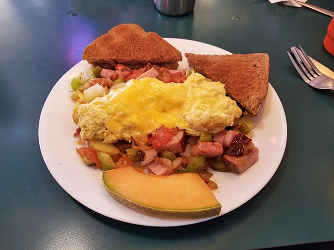 This isn't just breakfast; it's a sunrise on a plate! With eggs this fluffy, you might need to anchor your toast to keep it from floating away.