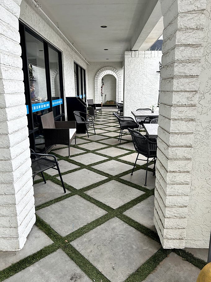 Who needs a staycation when you have this oasis? This charming patio setup is perfect for sipping lemonade and pretending you're at a chic European café.