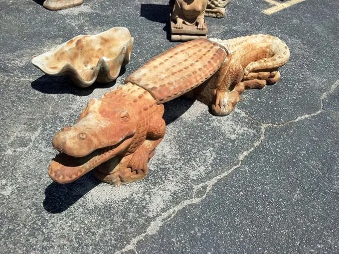The most realistic lawn ornament you'll ever see. Perfect for keeping the neighbor's kids off your grass!