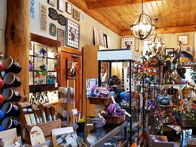 Trinkets and treasures galore! This gift shop is where your souvenir dreams come true. Warning: You might leave with more than just memories.
