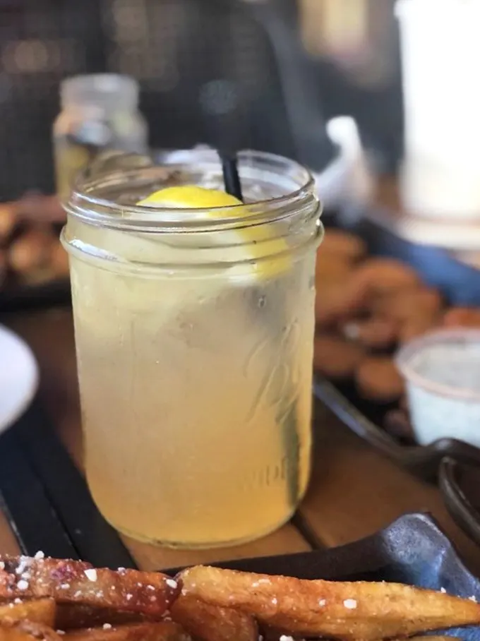 Sip, sip, hooray! This peachy keen Long Island Iced Tea is summer in a jar. Just don't plan on operating heavy machinery afterward!