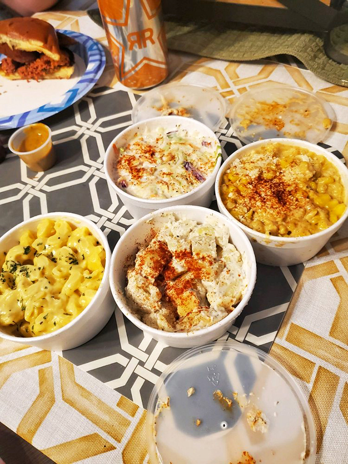 Side dishes at Eric's aren't afterthoughts—they're essential supporting characters in your barbecue adventure story.