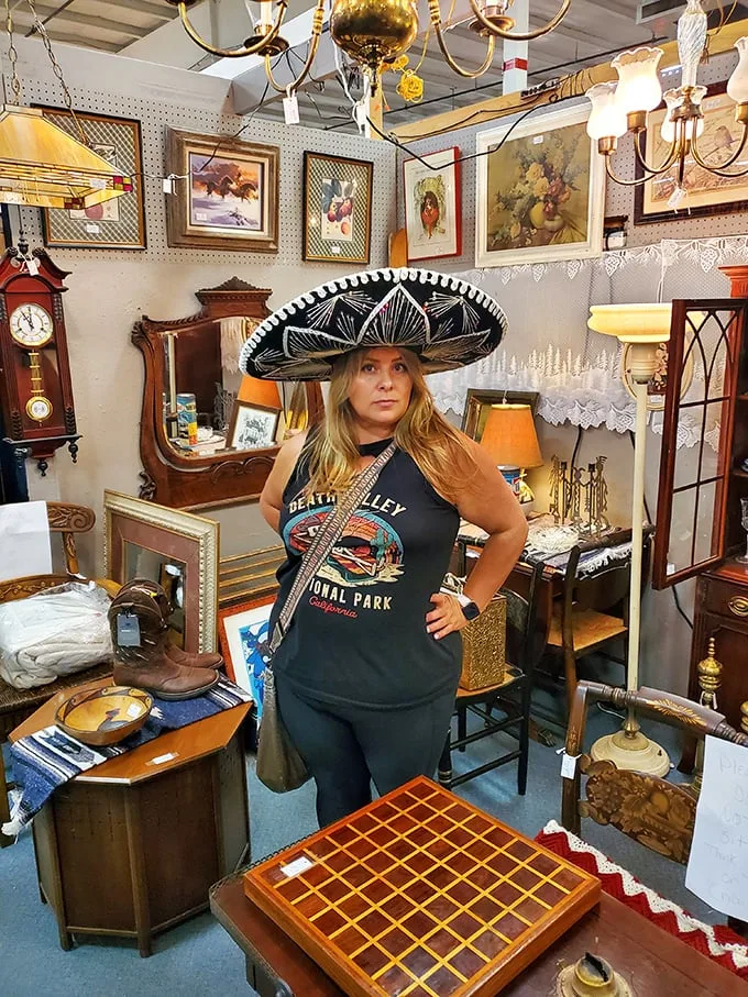 Who needs a sombrero when you've got style this big? This shopper's found the perfect accessory for her next Southwestern soirée.