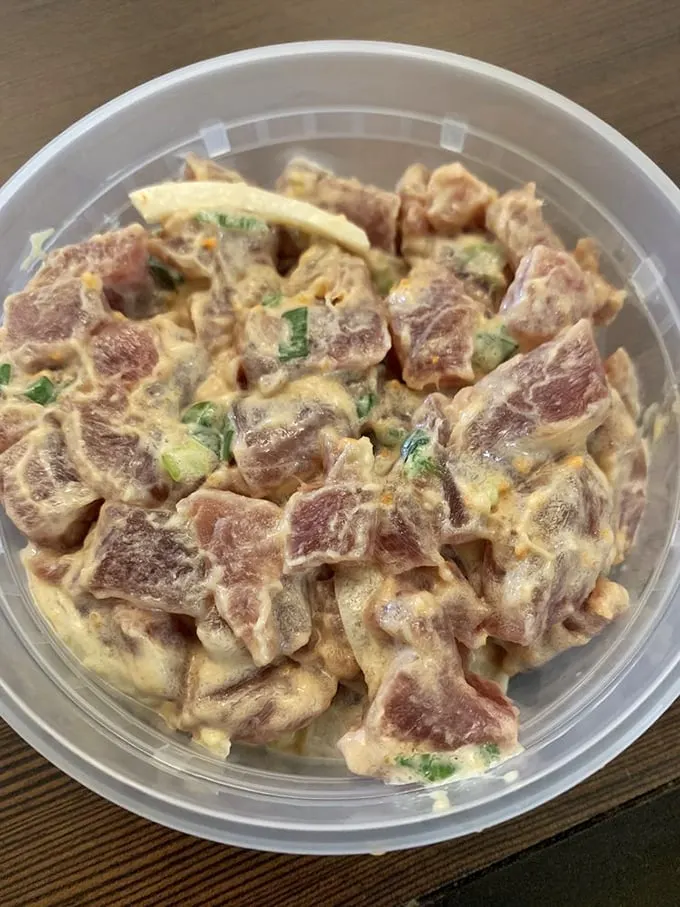 Pele's Kiss: A poke so hot, it might make you break into a hula. Volcano goddess approved!