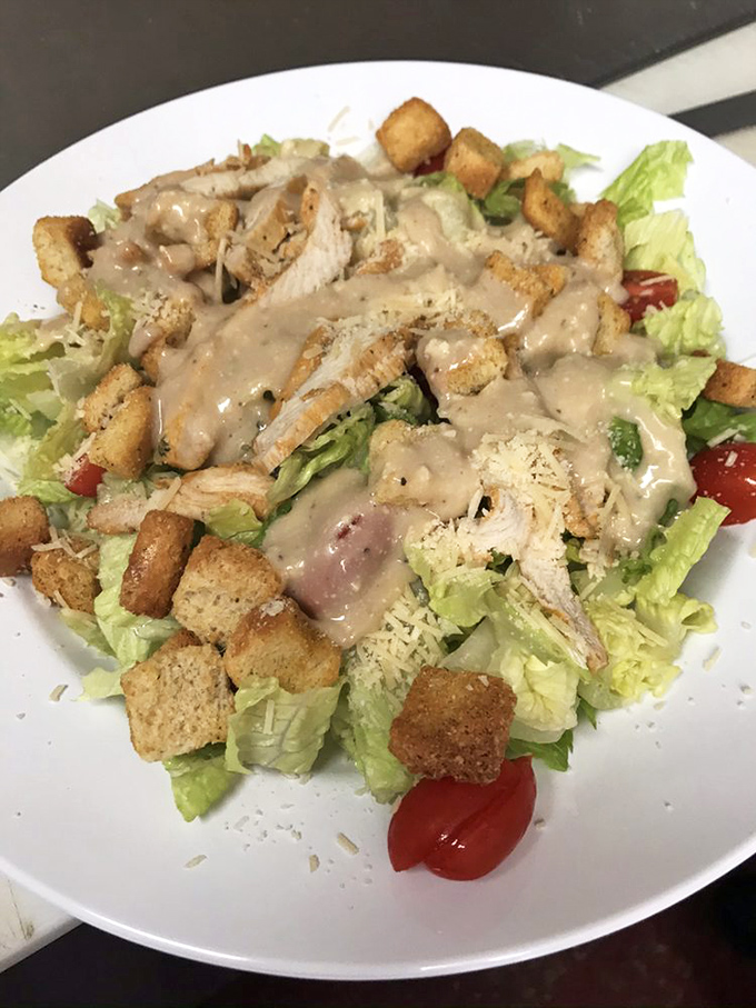 "Lettuce entertain you!" This vibrant salad is proof that sometimes the best flights are the ones that land on your fork.