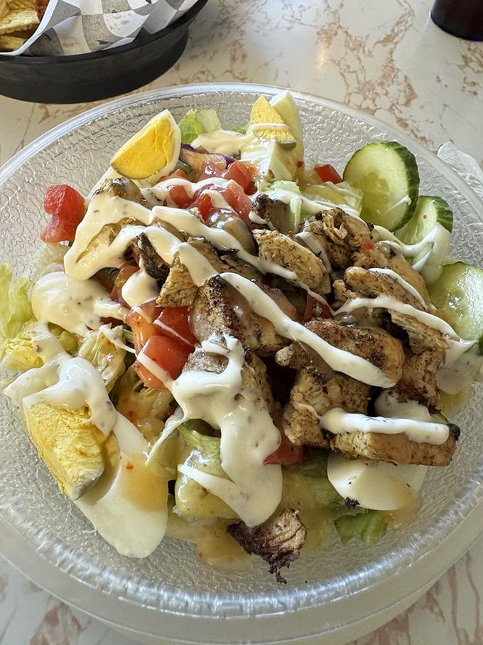 Garden party on a plate: This salad is fresher than a mint julep and packed with more color than the Jockey's silks.