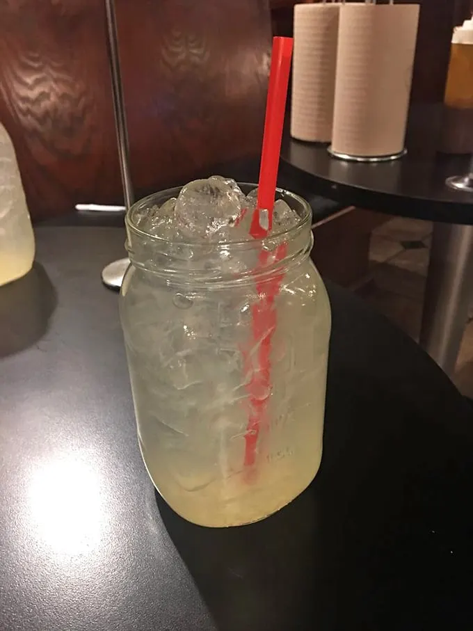 "Quench your thirst, fuel your feast!" This frosty mason jar of refreshment is the unsung hero of your barbecue adventure - keeping you cool while the flavors bring the heat.