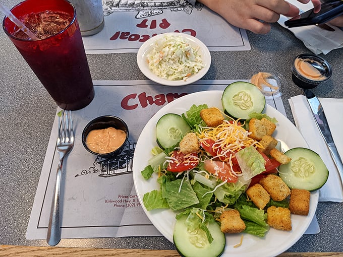 Who said salads can't be fun? This Caesar is having a party, and everyone's invited – especially those crunchy croutons!