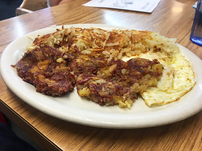 Corned Beef Hash: A breakfast rebellion on a plate. It's like your taste buds decided to throw a party and invited all their favorite flavors.