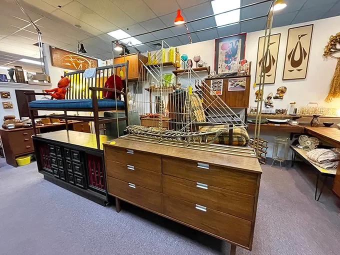 A furniture time machine that spans decades. From Mad Men chic to Downton Abbey elegance, there's a style for every taste.