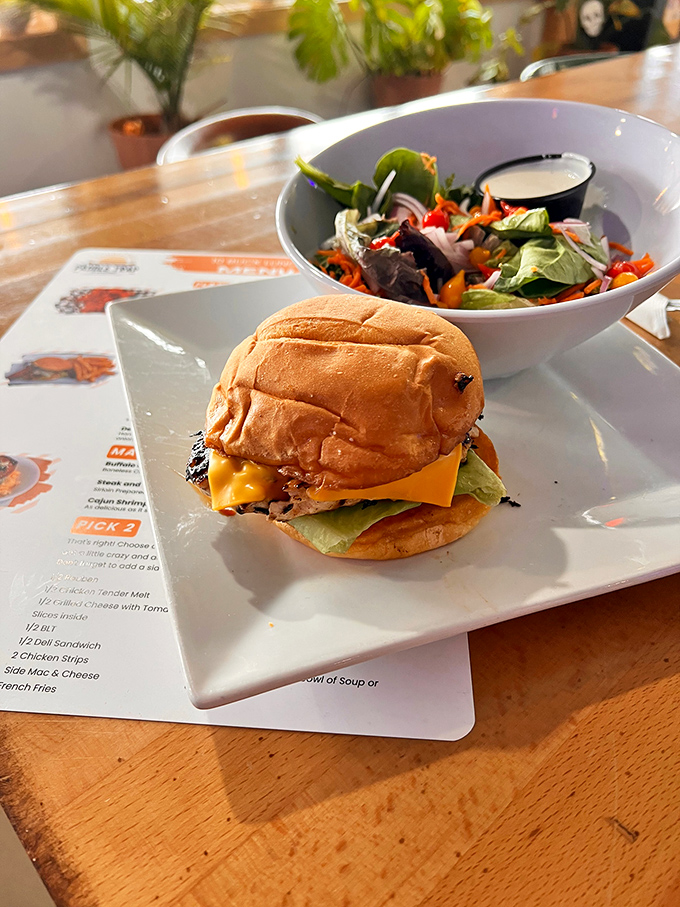 A sandwich that's more stacked than your Netflix queue. Layer upon layer of flavor that'll have you hitting "next episode" on repeat!