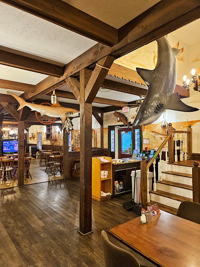Part maritime museum, part restaurant. With decor like this, you might forget you came for the food—until it arrives, that is.