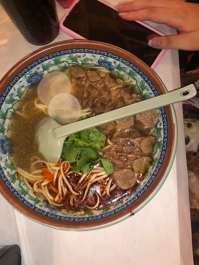 Who says you can't find good ramen at a seafood joint? This bowl is swimming with flavor and packed with more goodies than a treasure chest.