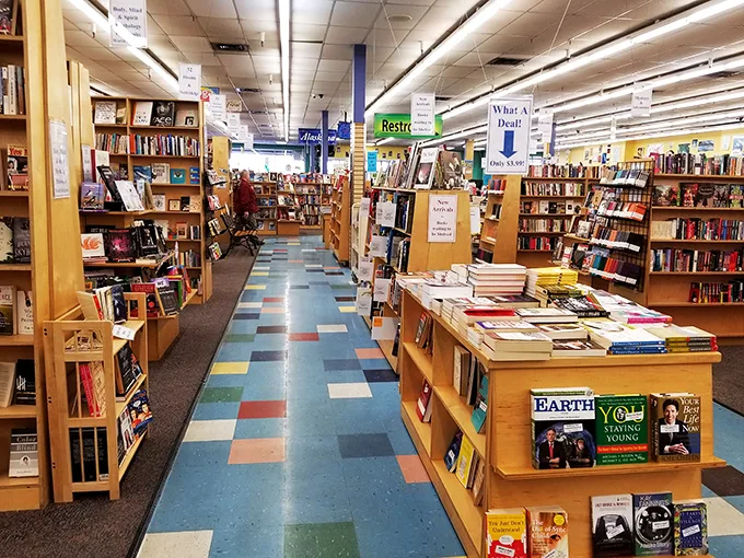 A labyrinth of literature! Navigate through this book lover's paradise, where every turn reveals a new world to explore.