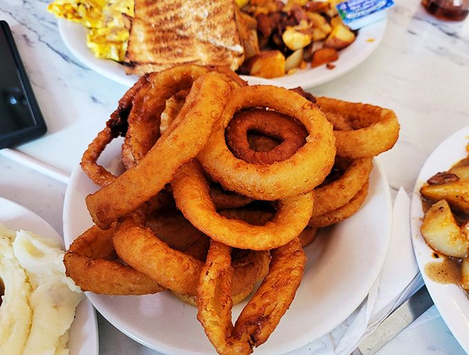 Onion rings: the unsung heroes of the appetizer world. Crispy, golden, and utterly irresistible. Diet? What diet?