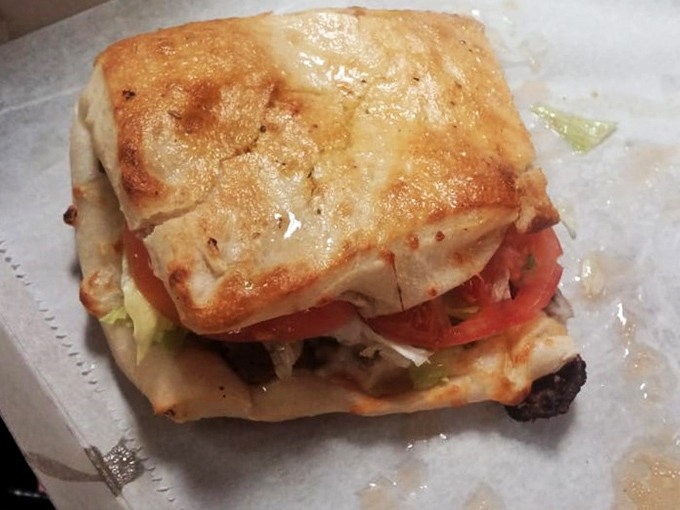 Not your average sandwich! This hearty handful proves DiCarlo's knows how to think outside the pizza box.