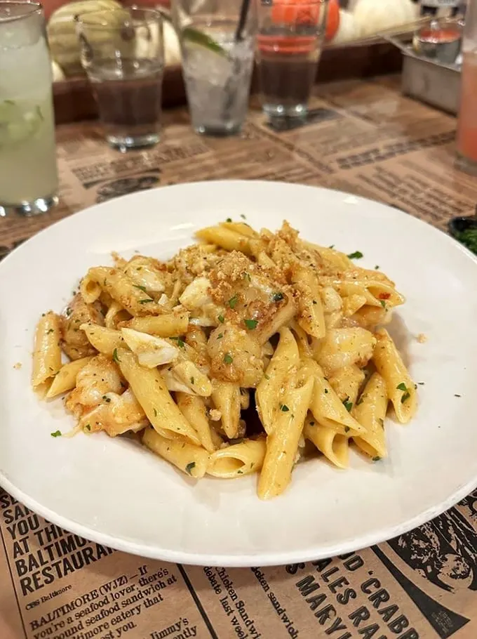Seafood Santorini: Where Greek flavors meet Maryland's finest catch. It's like your taste buds took a Mediterranean vacation without leaving Baltimore.