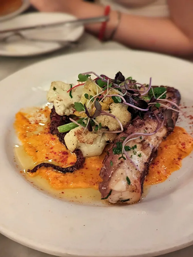 Octopus opus: This tentacled treat is so tender and flavorful, it might just convince you that eight arms are better than two.
