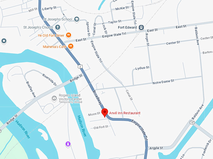 16 anvil inn restaurant map