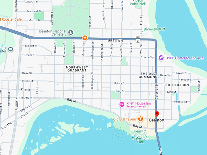 16 beaufort map
